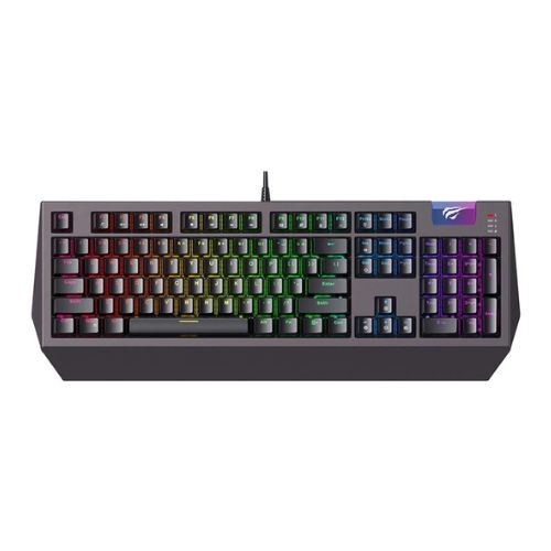 Havit KB872L RGB Backlit Multi-Function Blue Switch Mechanical Gaming ...